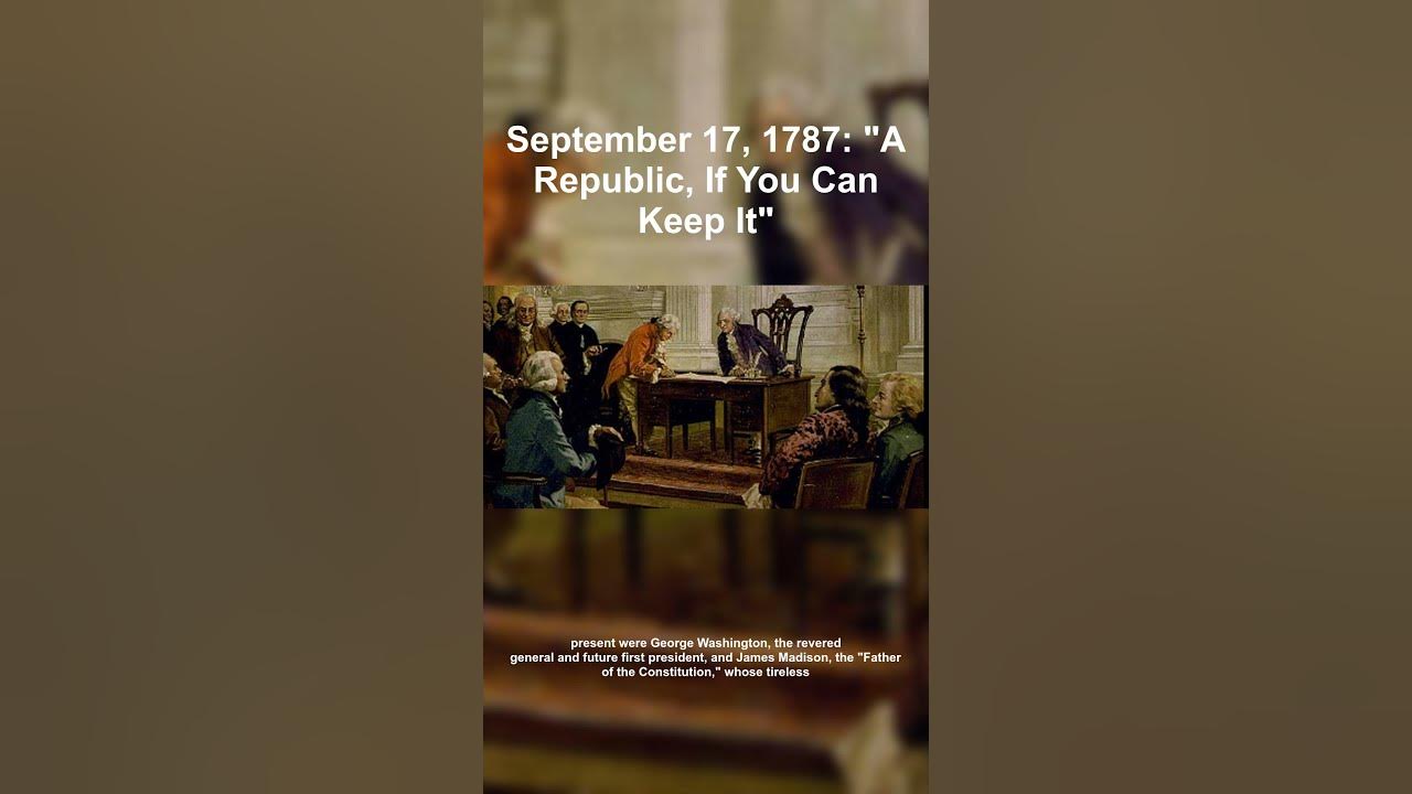 Dawn of a Nation Forging the Constitution - YouTube