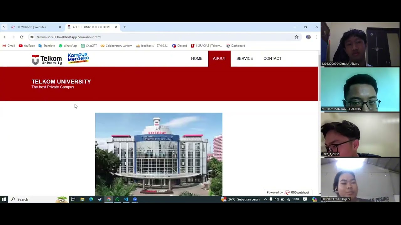 Tugas Besar Pemograman WEB ''WEB Telkom University" - YouTube