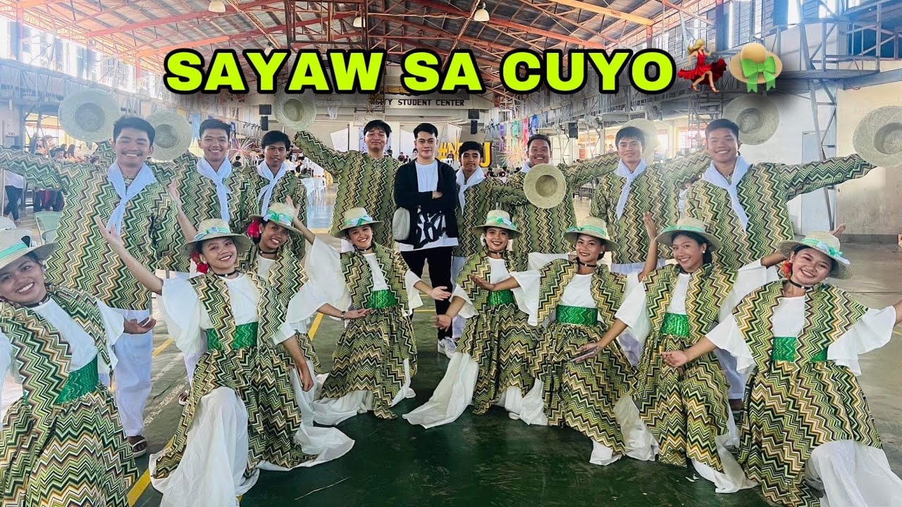 SAYAW SA CUYO FOLKDANCE - YouTube