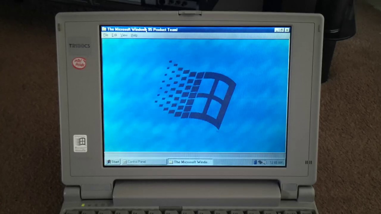 Windows 95 product team Easter egg - YouTube