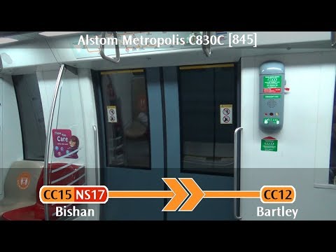 SMRT C830C [845]: Bishan → Bartley