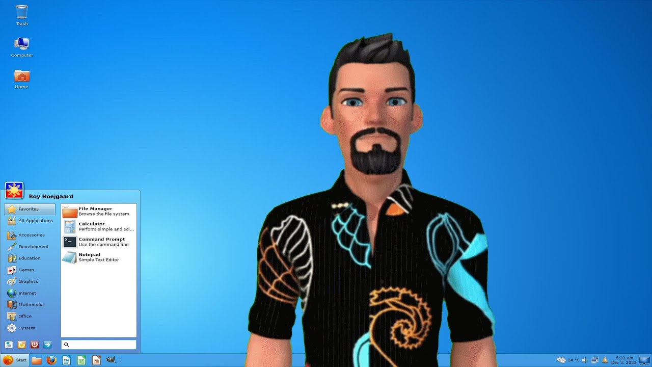 Kumander Linux, Linux se prends pour Windows 7 - YouTube