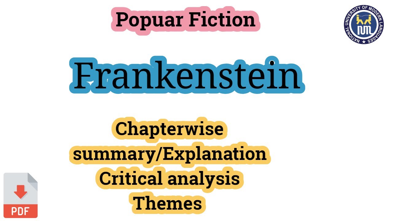 Summary of Frankenstein by Mary Shelley - YouTube