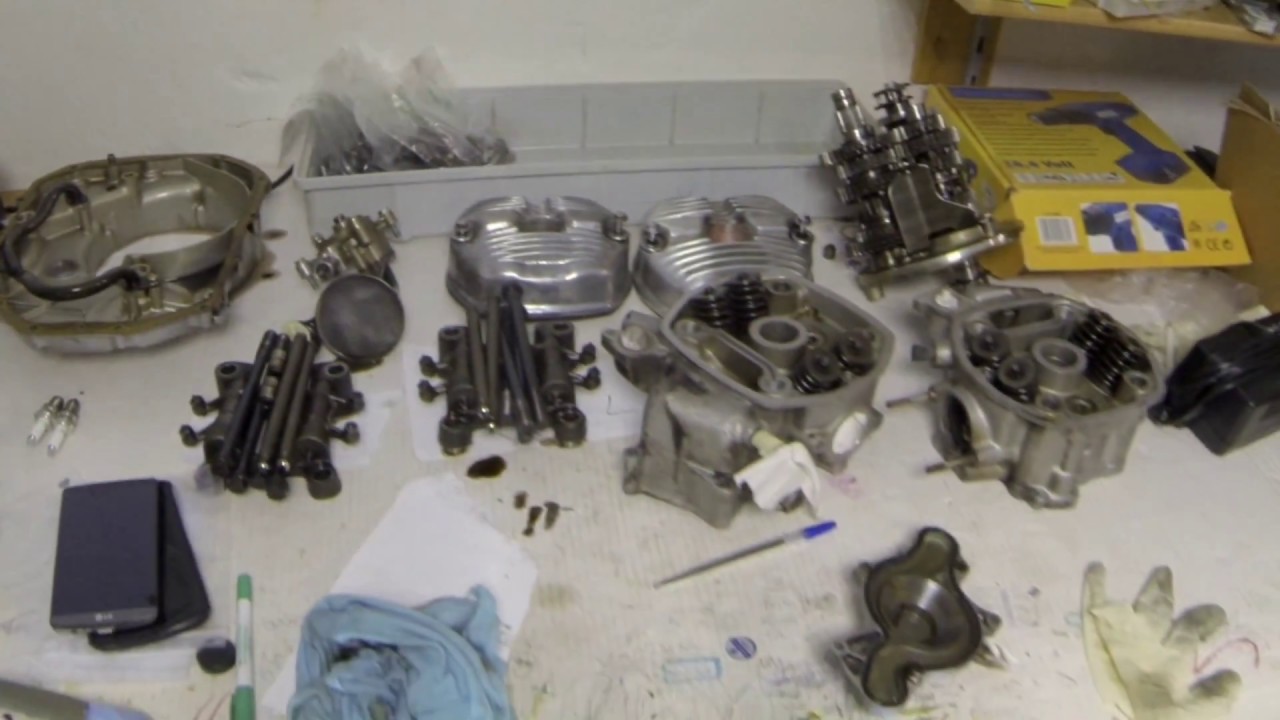Honda CX500 C - complete engine disassembly - part 1, restoreation part ...
