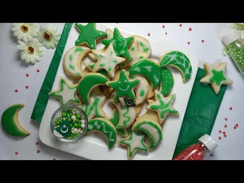 Independence Day Special Sugar Cookies Recipe || Biscuits Recipe Butter ...