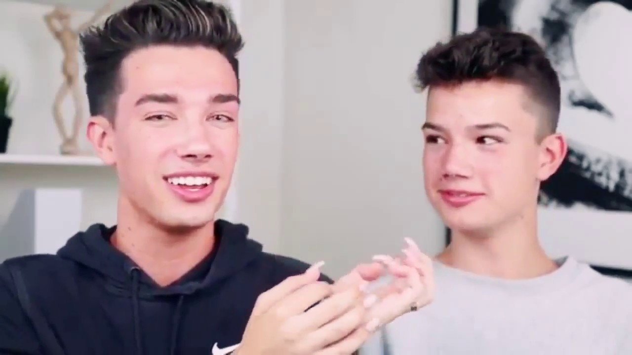 James Charles and brother Ian annoying each other - YouTube