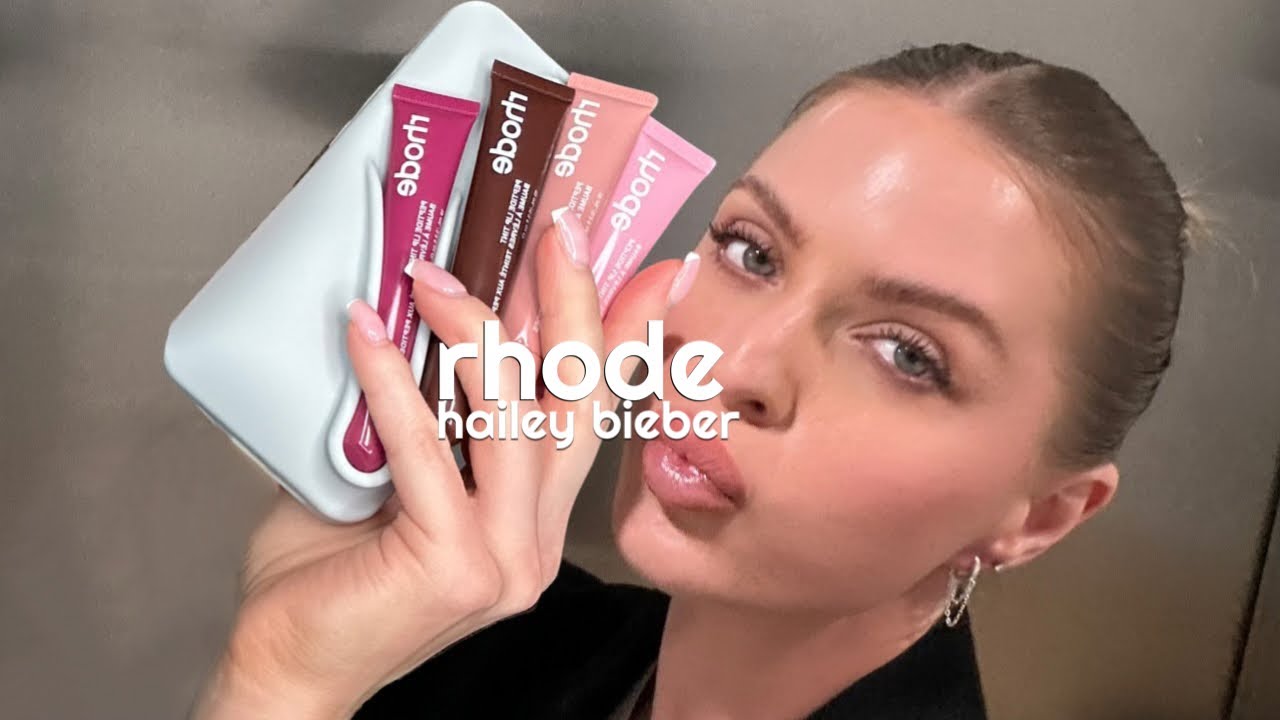 NEW! RHODE LIP PEPTIDES & lip case review and try on video - YouTube