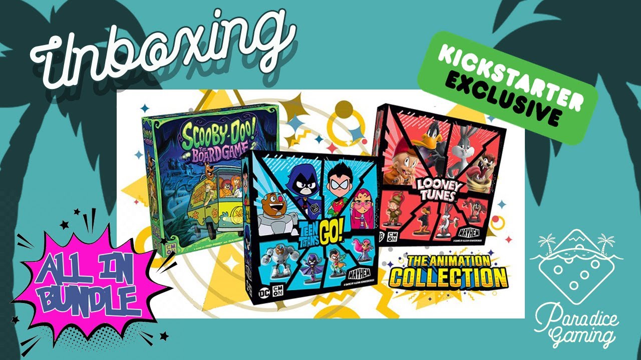 Unboxing CMON's The Animation Collection - YouTube