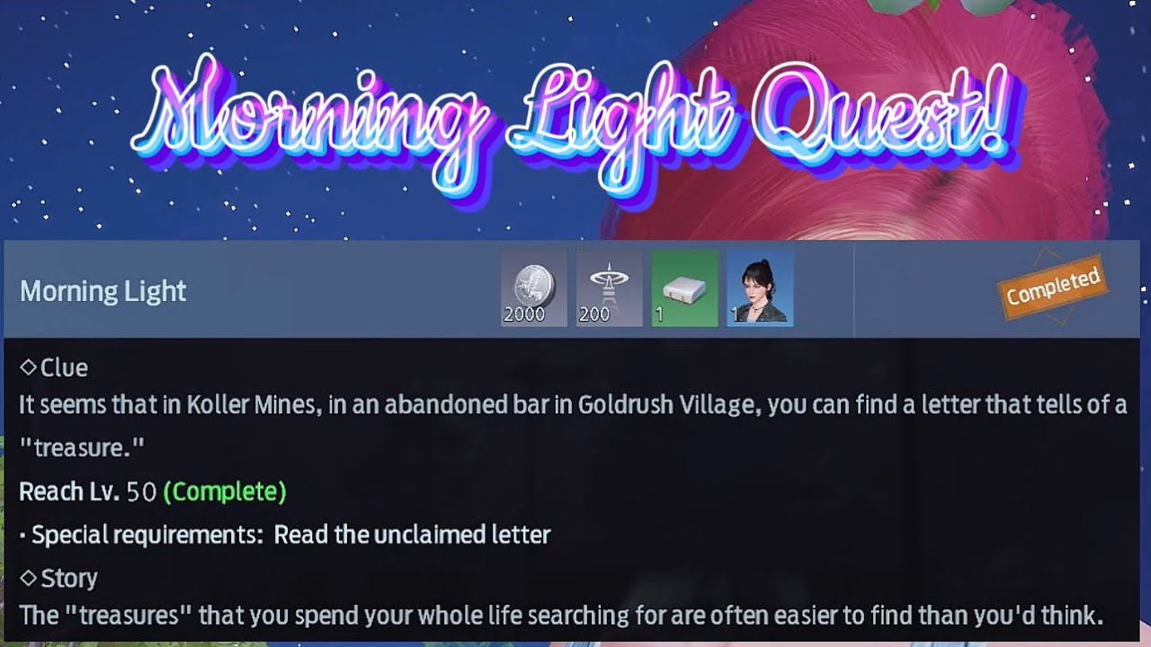 Morning Light quest! - UNDAWN - YouTube