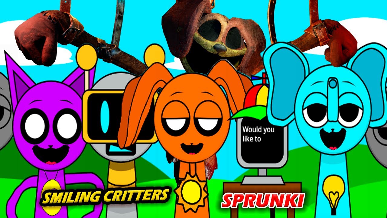 Creamos a los SMILING CRITTERS en Sprunki - YouTube