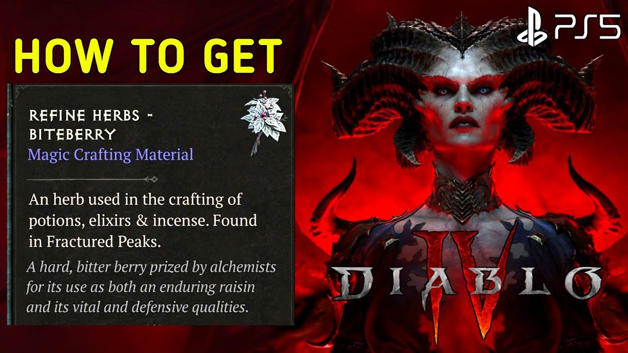 How to Get Biteberry Diablo 4 Biteberry | PS5 Diablo 4 Biteberry ...