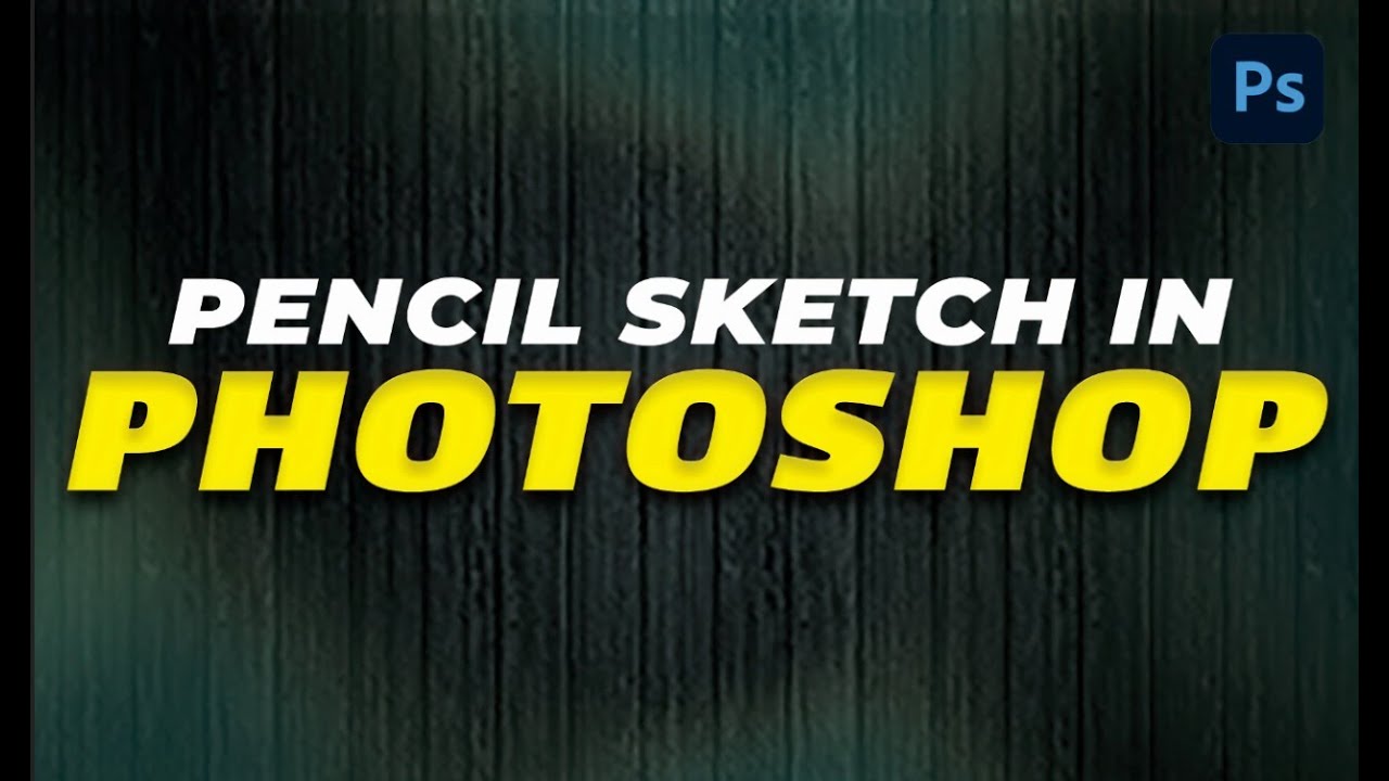 Pencil Sketch Effect in Photoshop | Photoshop Tutorial - YouTube