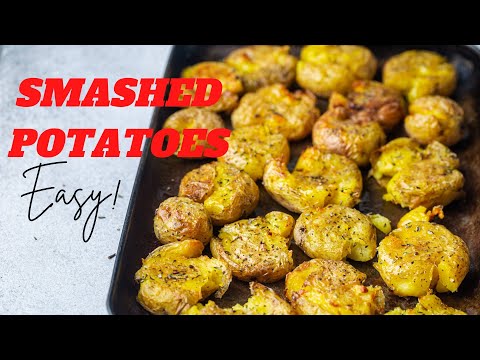 HOW TO MAKE SMASHED POTATOES | EASY SMASHED POTATOES | AMIRA EMPIRE