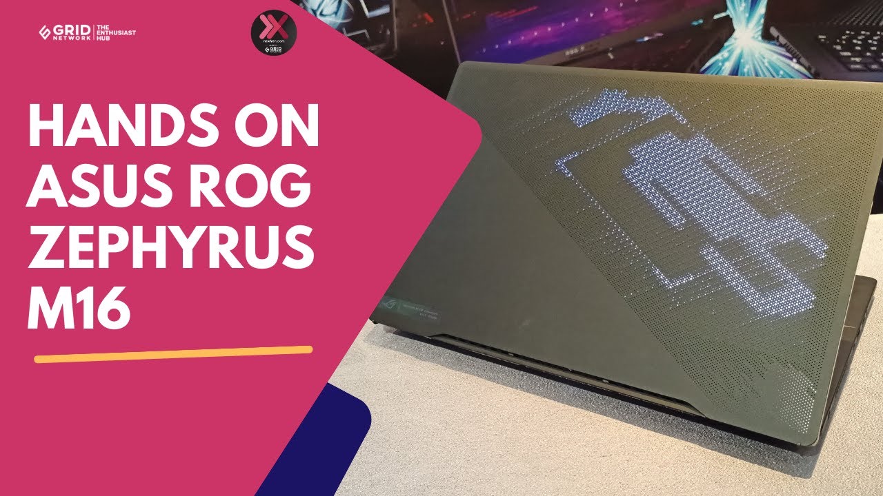 Hands on ASUS ROG Zephyrus M16, Kini Pakai Anime Matrix & Layar Mini ...
