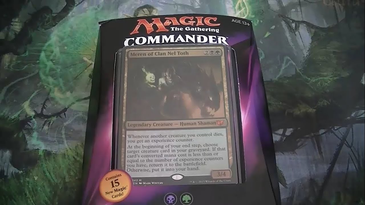MTG Sento-Unboxing, Analisis y mejoras del deck de Commander 2015 (BG ...