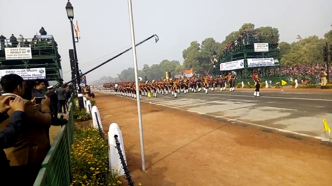 NCC RDC Rajpath 2018 parade contingent SD, Republic day, - YouTube