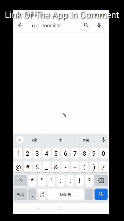 C And C Language On Mobile Run And App Mobilecoding C C Coding Youtube