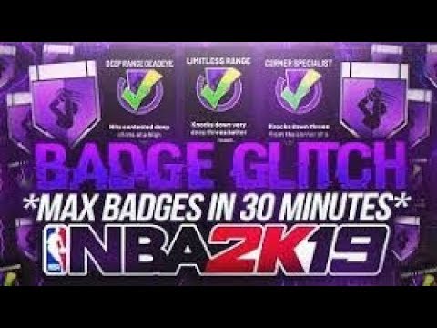 NBA 2K19 *UNLIMITED* BADGE GLITCH *NEW UPDATED BADGE GLITCH MAX BADGES ...