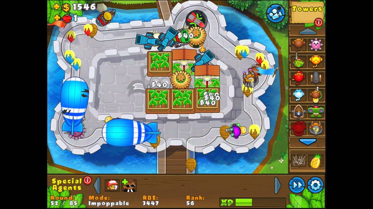 BTD5 Mobile - Impoppable - The Castle - YouTube