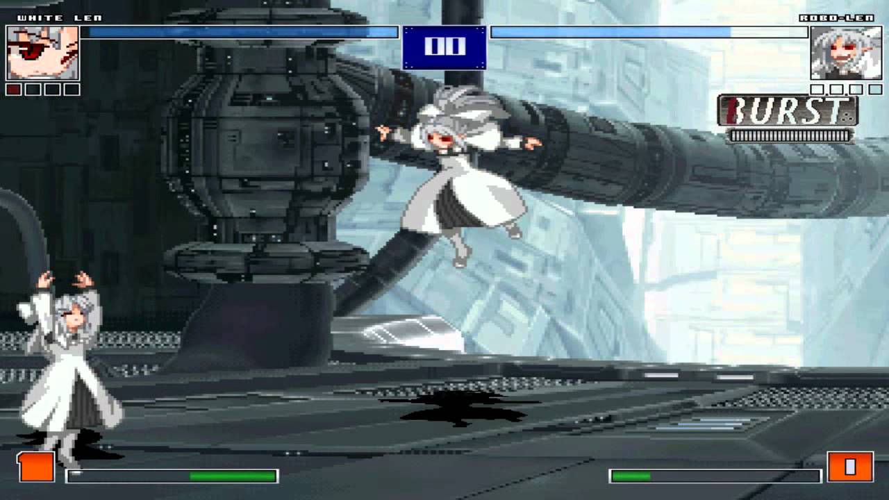 MUGEN: White Len Vs. Robo-Len - YouTube