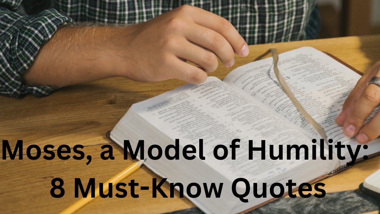 Moses, a Model of Humility: 8 Must-Know Quotes - YouTube