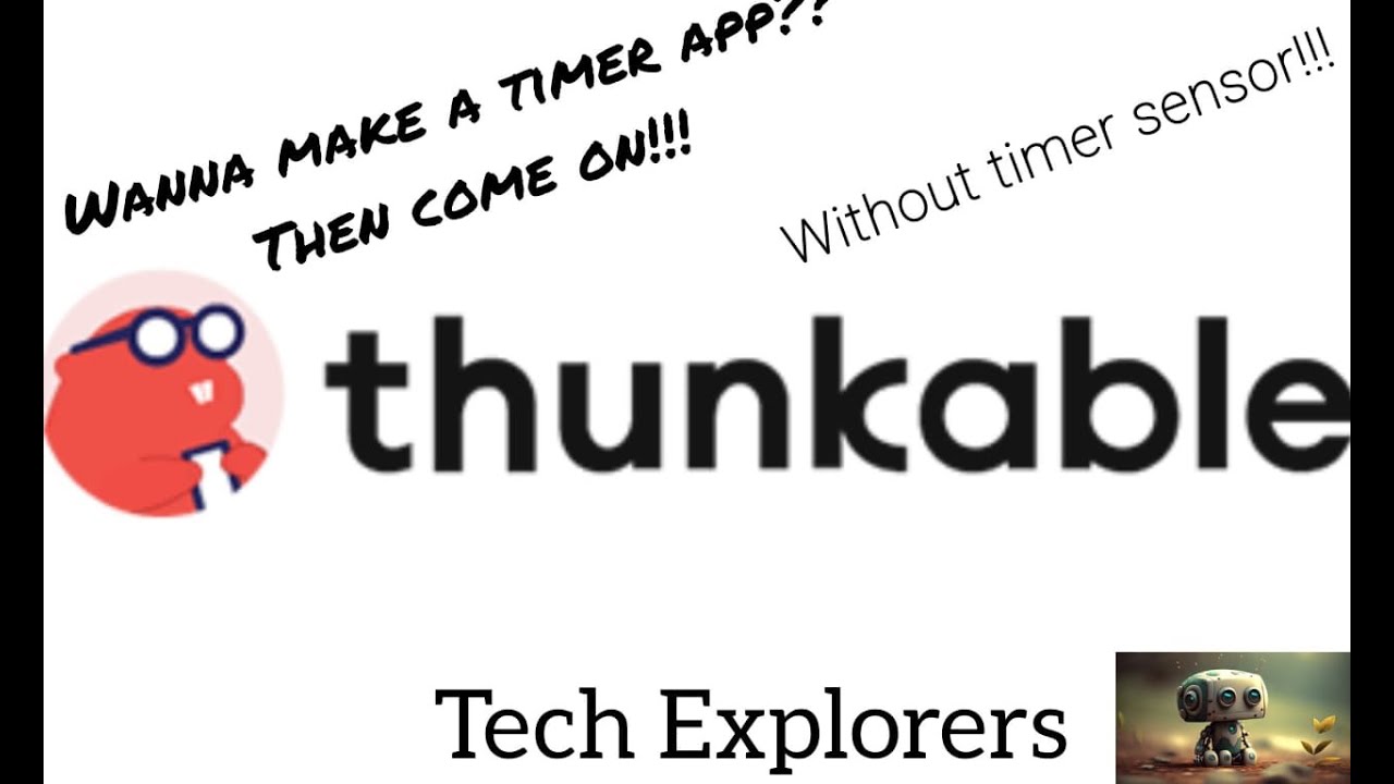 Thunkable(Timer app) ll Without timer sensor!! #app #programming #tech #thunkable #timer - YouTube