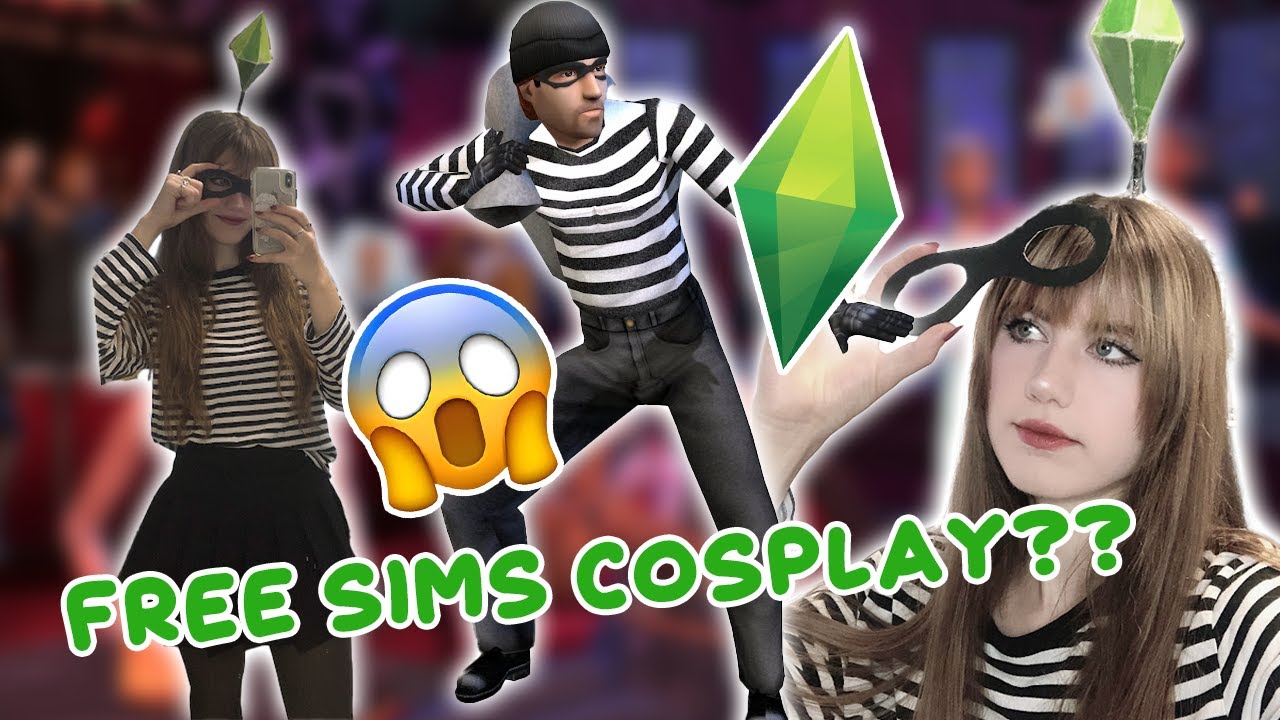 I tried making a FREE Sims cosplay in 1 DAY! Sims Plumbob Tutorial ...