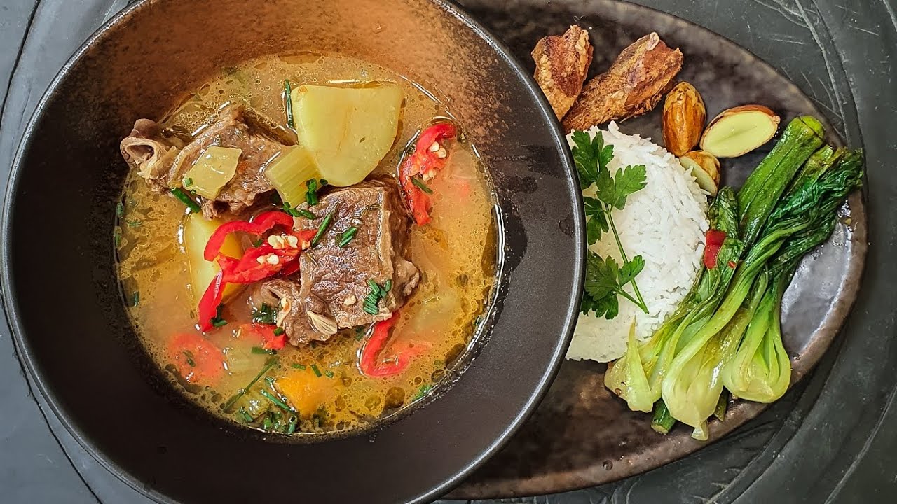 Spicy Beef Short Ribs Soup #beefshortribs #beefsoup # ...