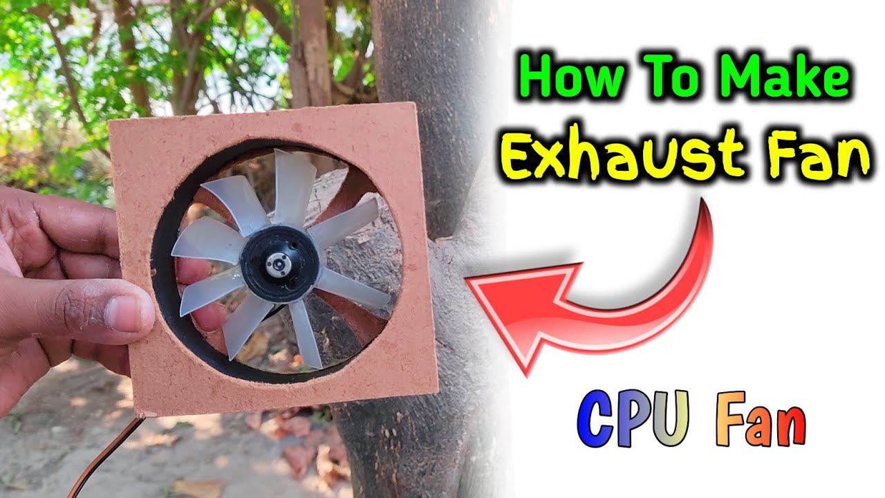 How To Make CPU Fan | Ghar per CPU fan kaise banaye | How To Make ...