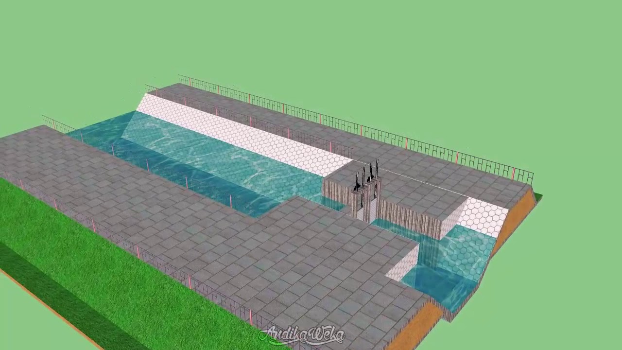 Design Saluran Irigasi Sederhana #SketchUp - YouTube