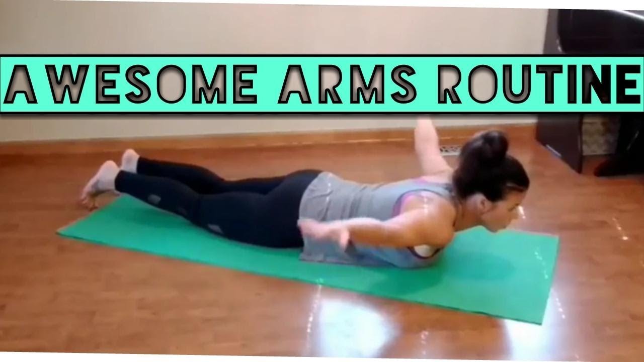 TANK TOP ARMS WORKOUT- SHOULDERS, ARMS, TRICEPS & UPPER BACK - YouTube