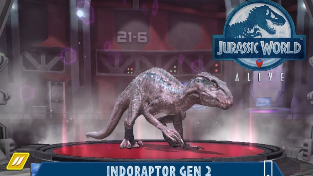 Indoraptor Gen 2 Unlocked! | Jurassic World Alive - Youtube