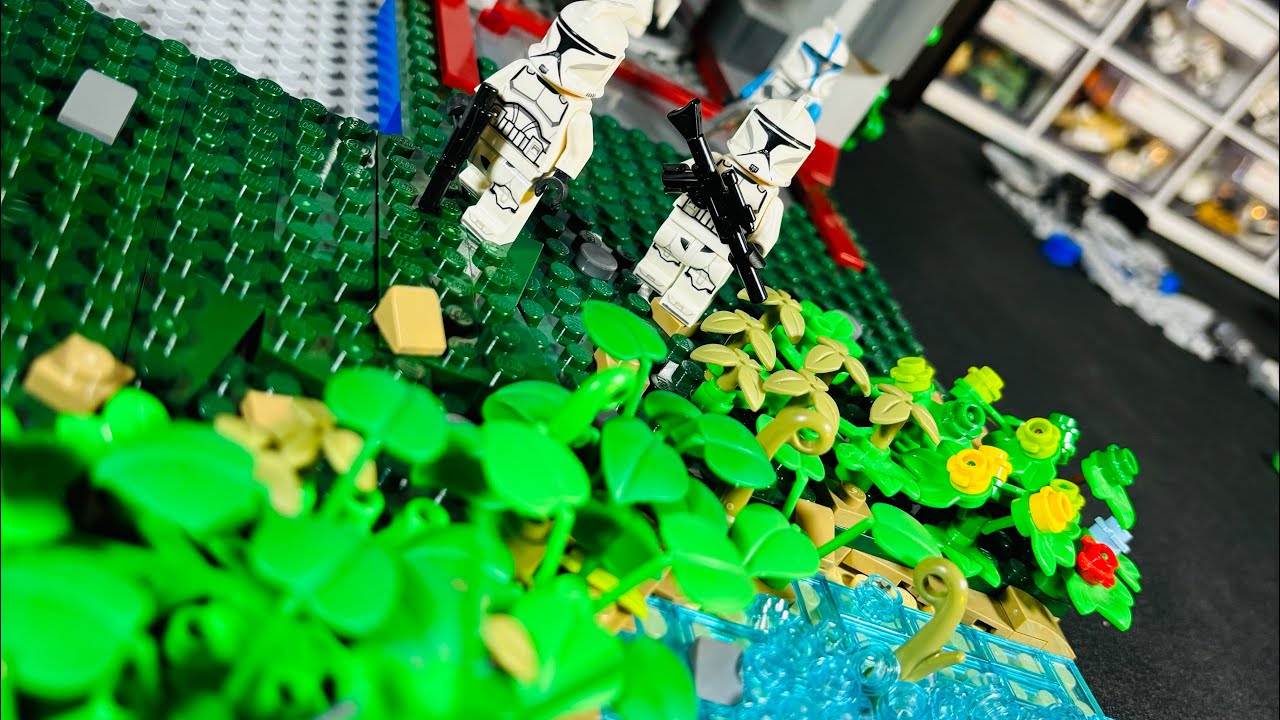 Building an epic Lego Star Wars clone base! Part 1 - YouTube