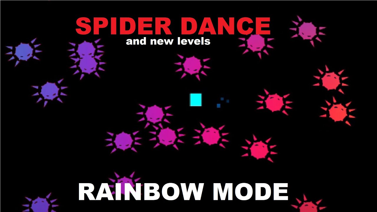 Spider Dance (and all new levels) Rainbow Mode on Just Shapes and Beats ...