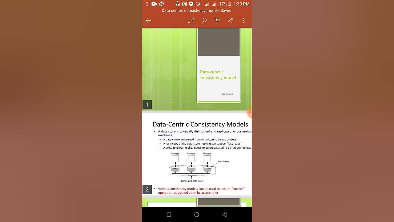 Data-centric consistency model - YouTube
