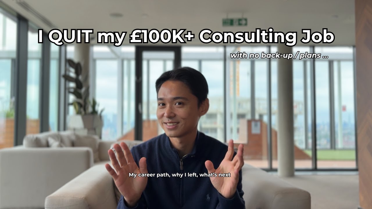 I Quit My Dream Consulting Job | Here's why & What’s next - YouTube
