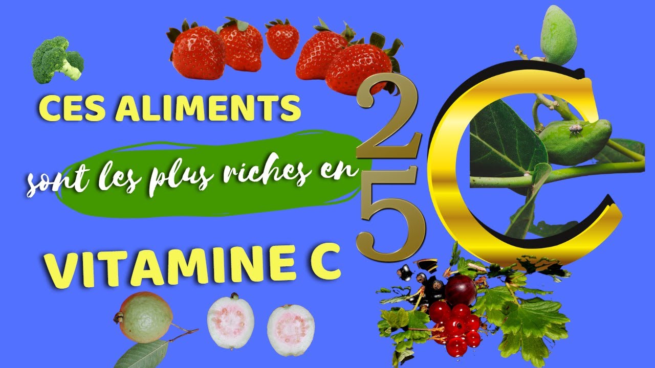 Ces aliments les plus riches en vitamine C - YouTube