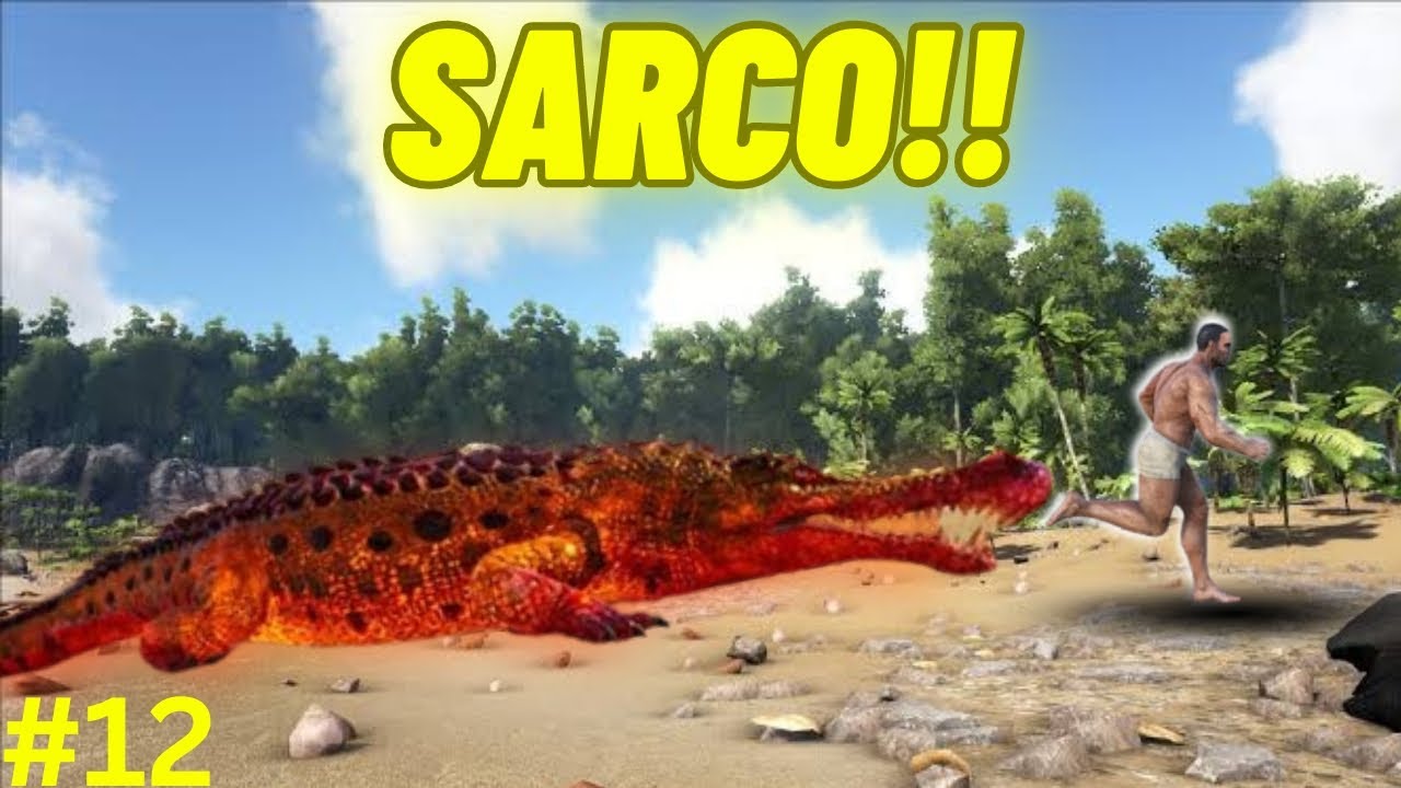 FINALLY I TAMED A SARCO | ARK SURVIVAL MOBILE #12 - YouTube