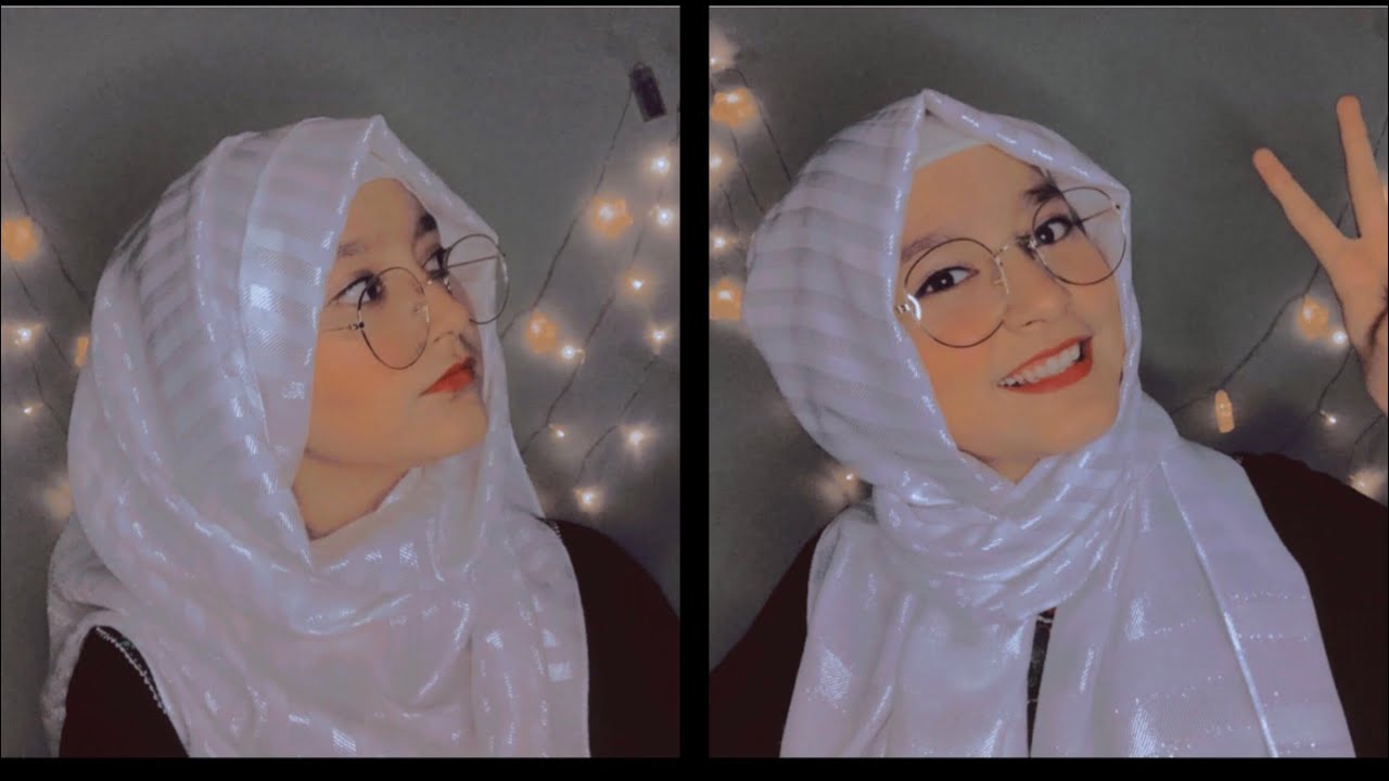 | Hijab tutorial with glasses | hijab style for girls | 3 style to wear ...