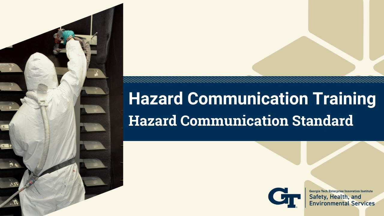 Hazard Communication Training: Hazard Communication Standard - YouTube