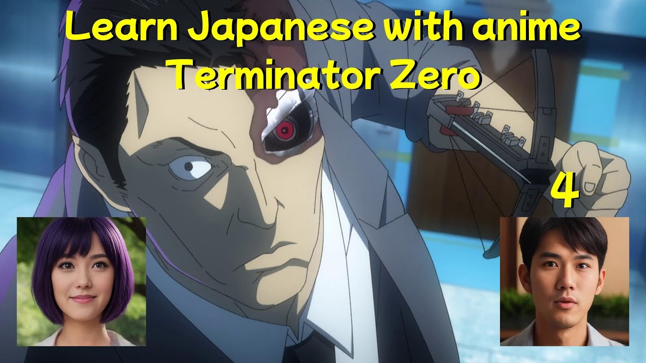 Learn Japanese with anime Terminator Zero. Part 4 - YouTube