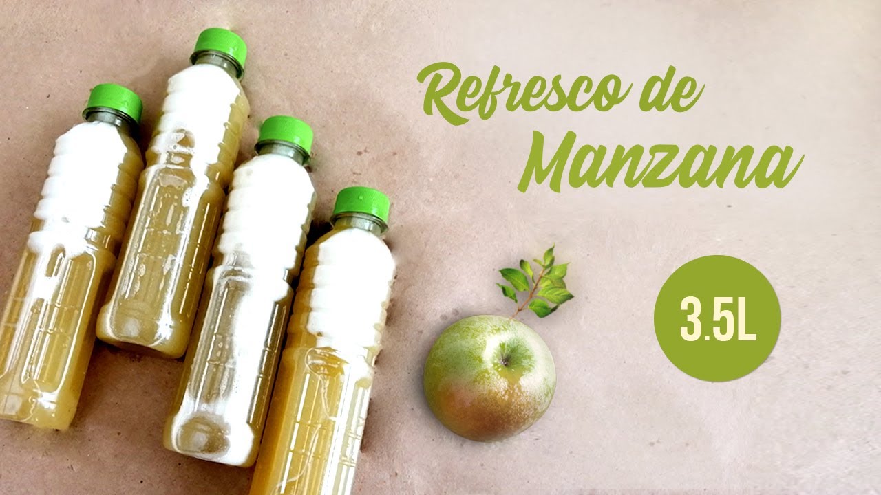 Refresco o agua de manzana peruana 🍏 | Recetas Copy - YouTube