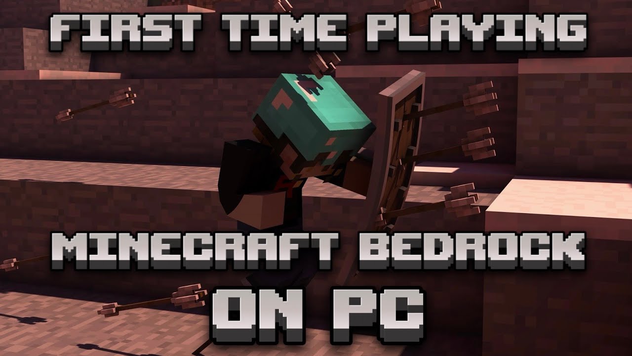 *LIVE* FIRST TIME playing Minecraft BEDROCK on PC - YouTube