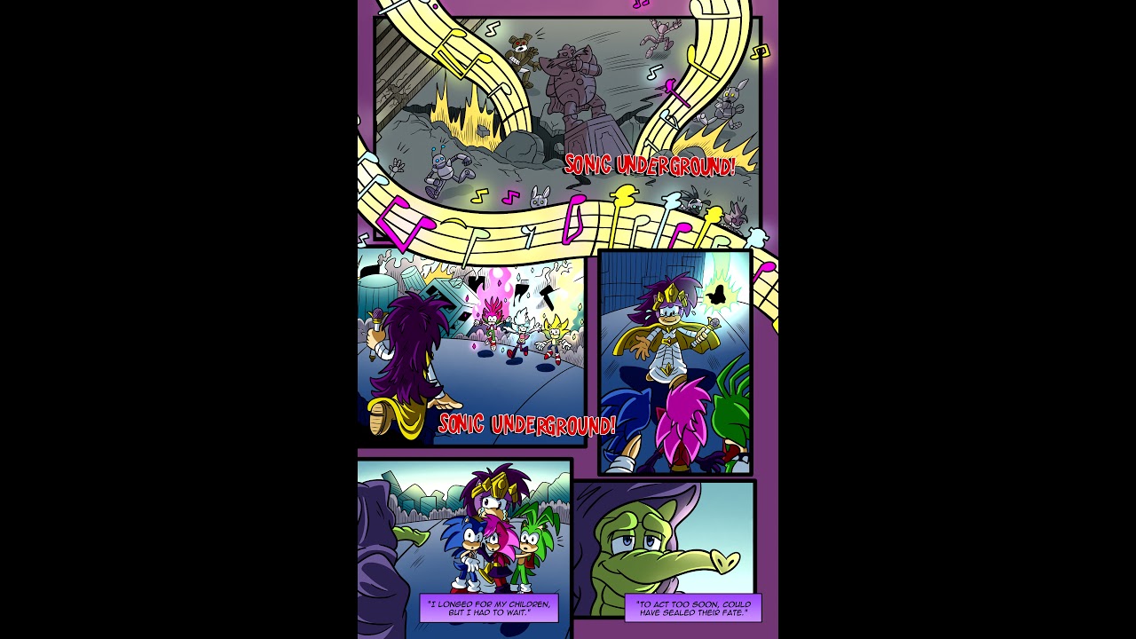 Sonic Underground Finale Comic Dub Youtube