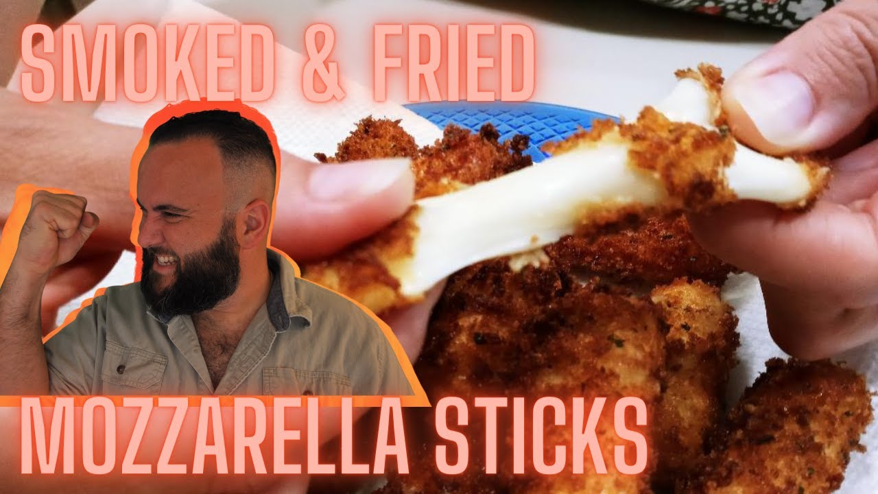 Smoked Fried Mozzarella Sticks | From Cold Smoked String Cheese to Deep ...