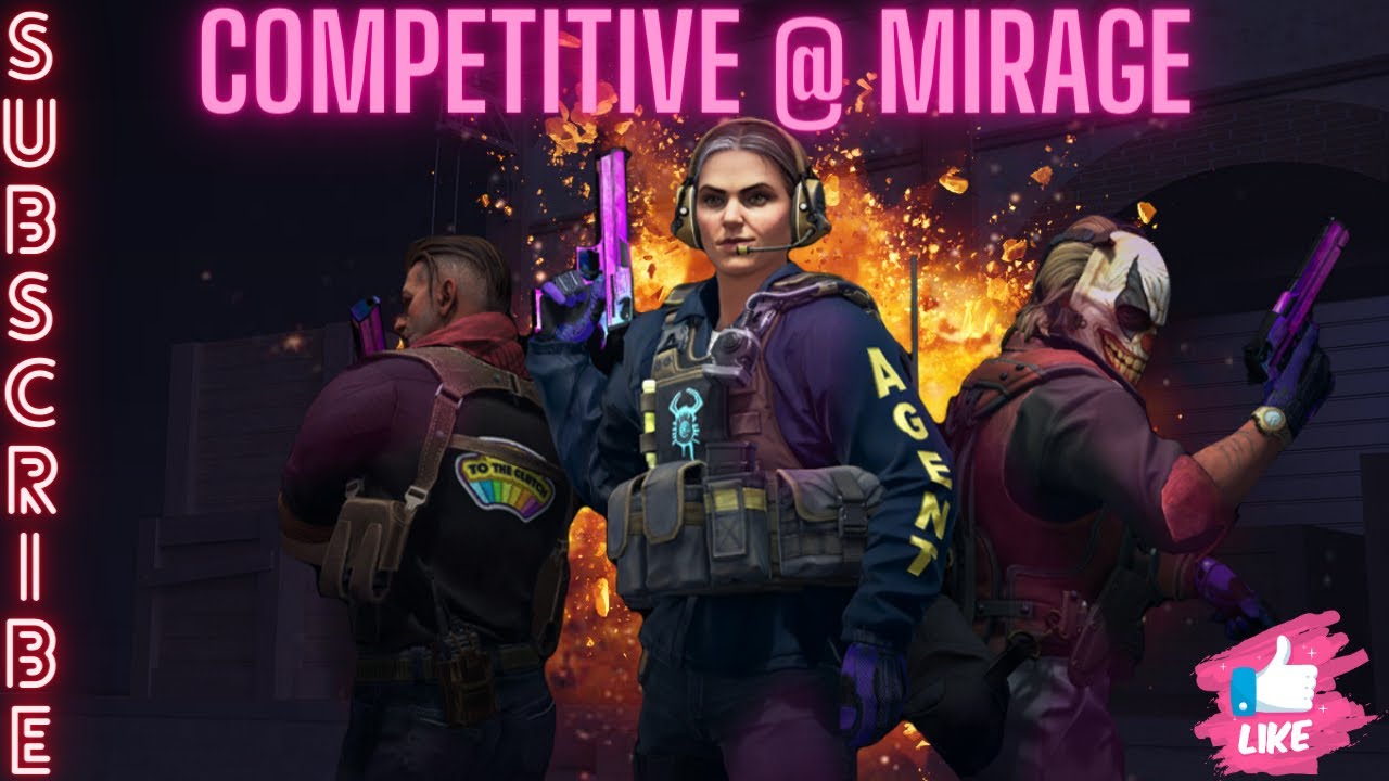 CS2, COMPETITIVE AT MIRAGE WITH MY BRO - YouTube
