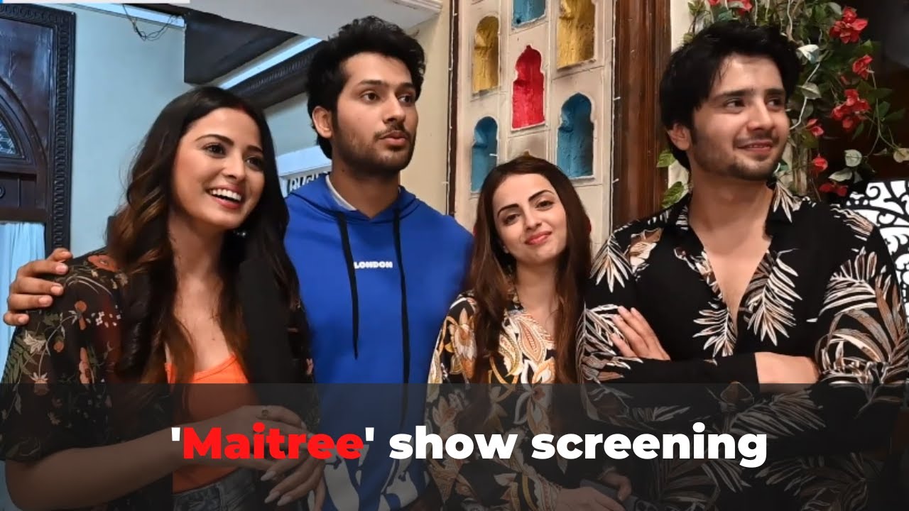 The Cast Of ‘Maitree’ At The Screening And Cake Cutting Of Their ...