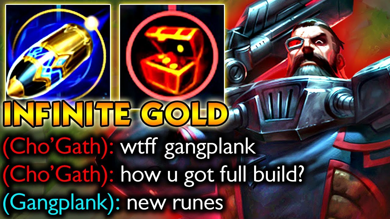 INFINITE GOLD GANGPLANK (FIRST STRIKE + TREASURE HUNTER) - YouTube