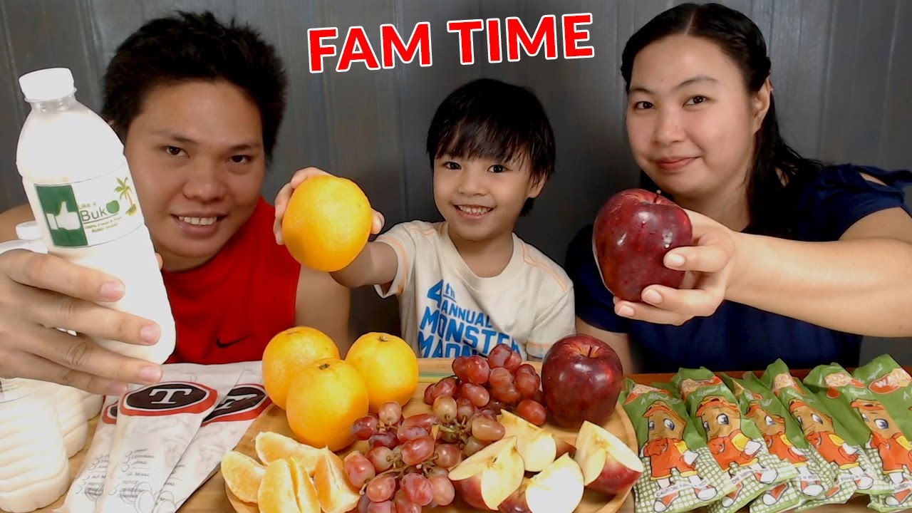 TURKS, WAFFLES, BUKO JUICE and FRUITS MUKBANG | Bisaya Studio - YouTube