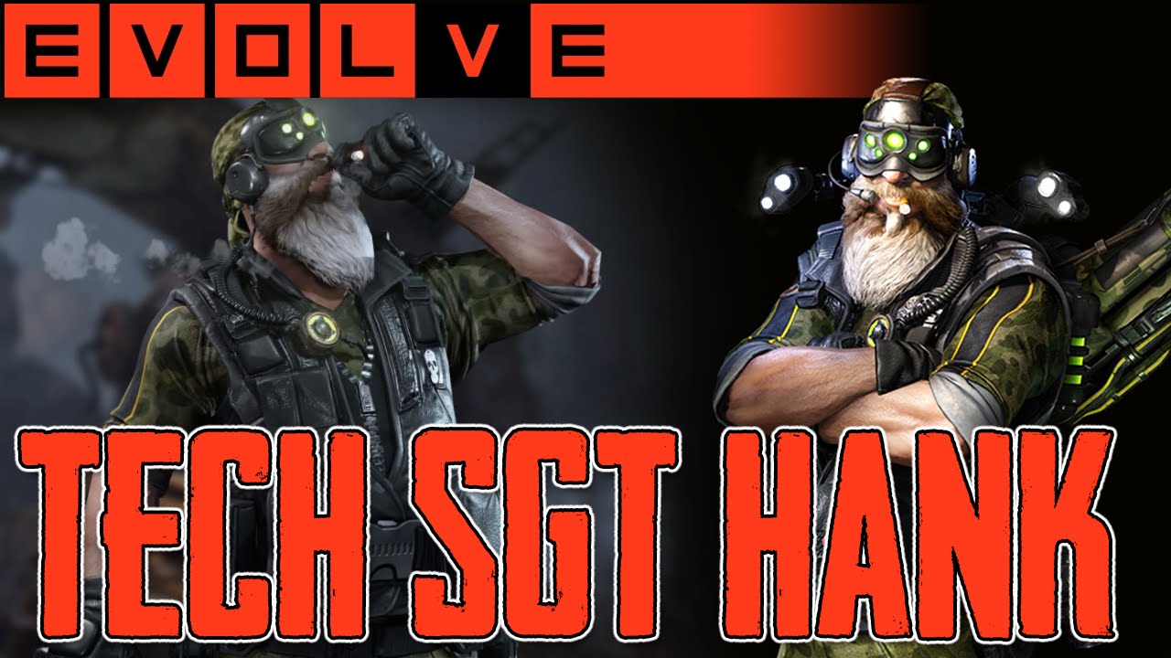 EVOLVE TECH SGT. HANK GAMEPLAY - ZU VIEL HÖHLE ÜBER MIR :D - YouTube